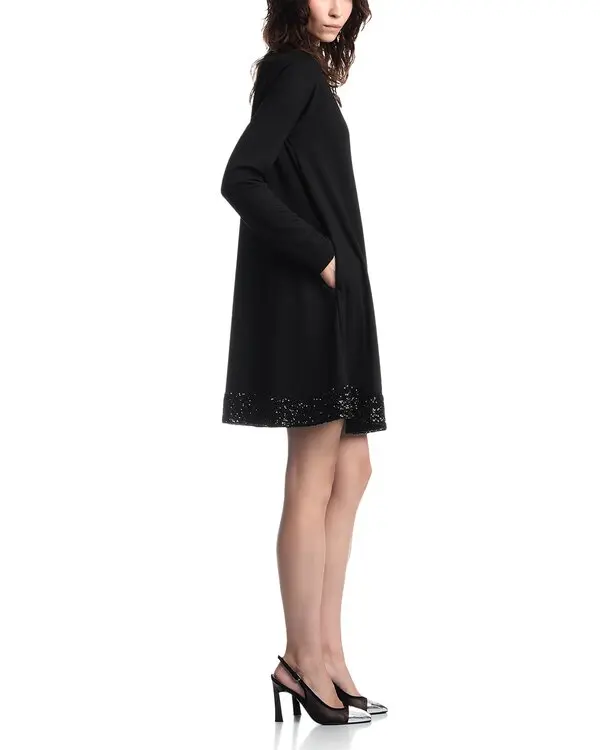 Emporio Armani Stretch Interlock Jersey Dress
