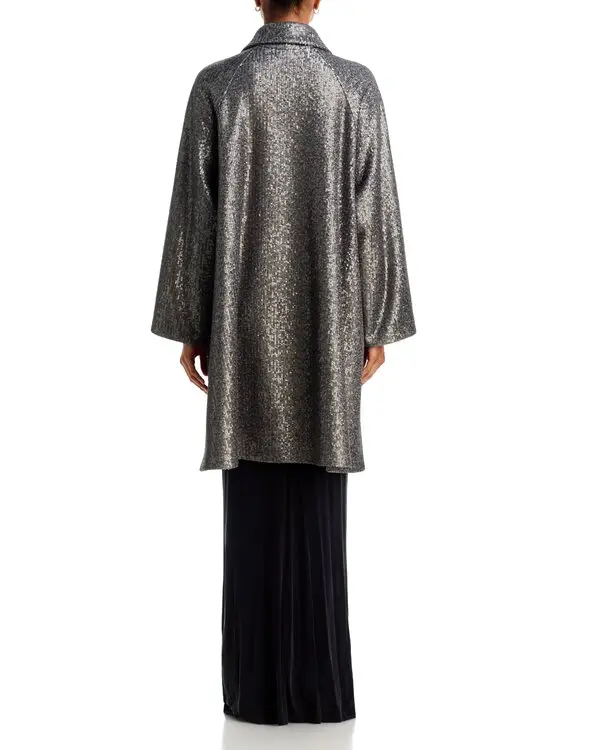 Norma Kamali Embellished Collared Long Sleeve Jacket