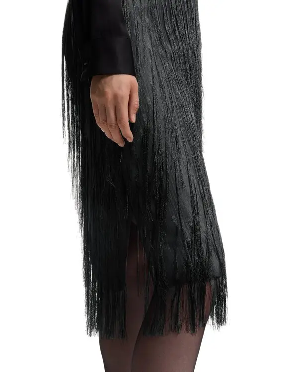 Hugo Boss Vafray Fringe Skirt