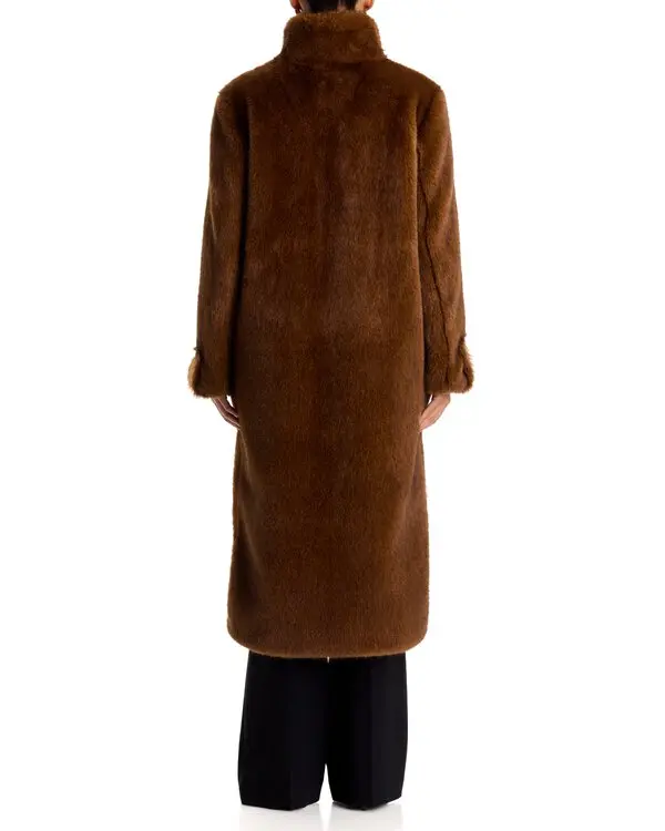 MILLY Gia Faux Fur Coat