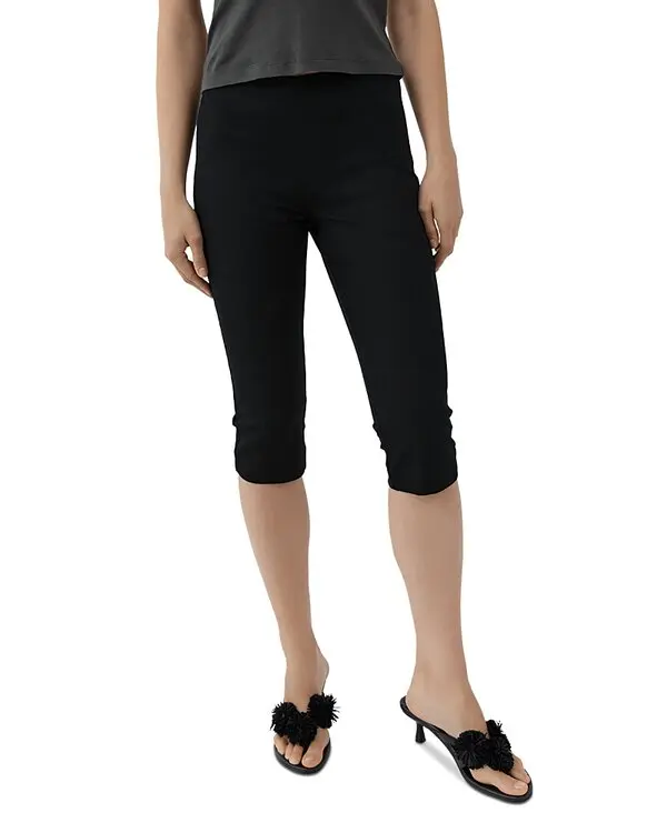 ST. AGNI Cotton Stretch Capri Pants
