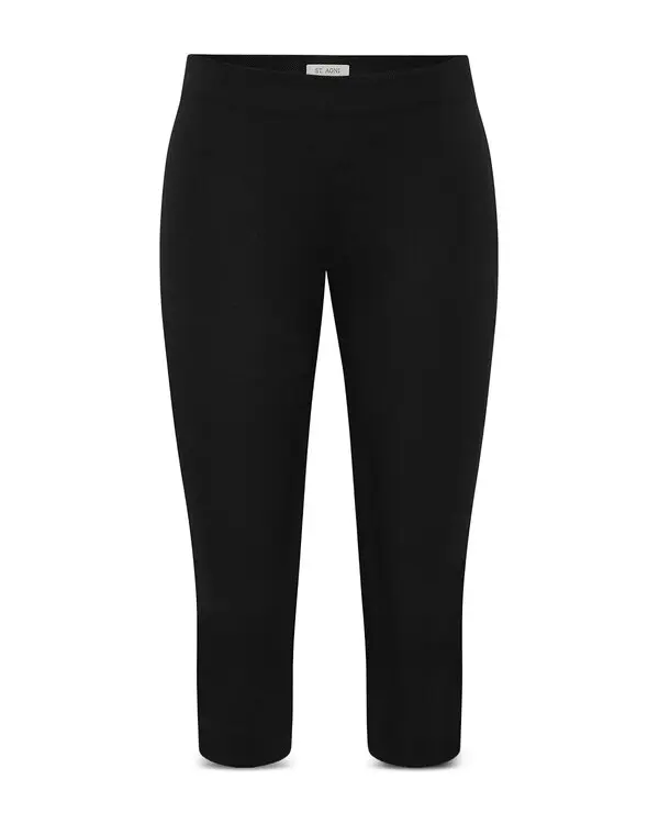 ST. AGNI Cotton Stretch Capri Pants