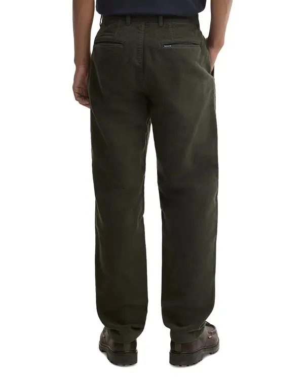 Barbour Moleskin Cotton Tailored Fit Pants - Sage