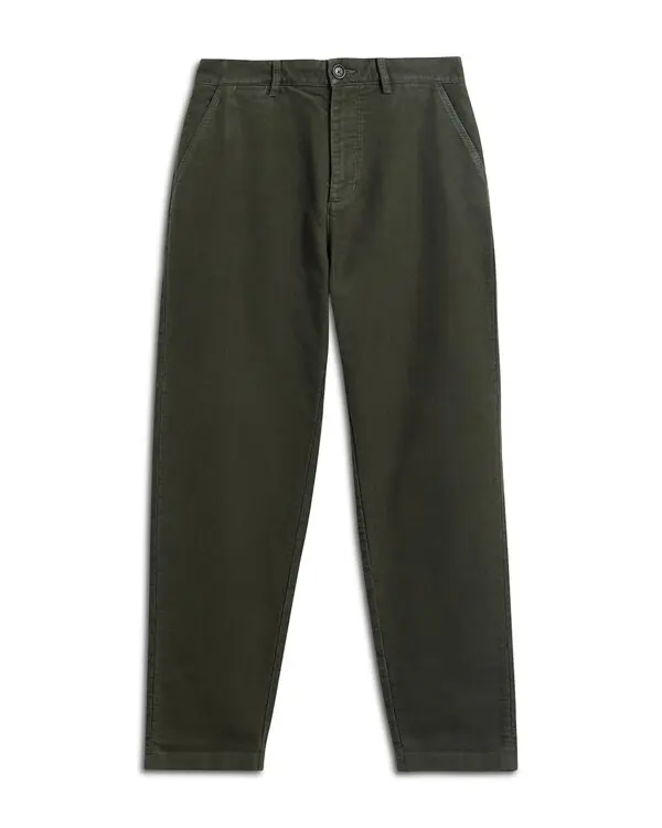 Barbour Moleskin Cotton Tailored Fit Pants - Sage