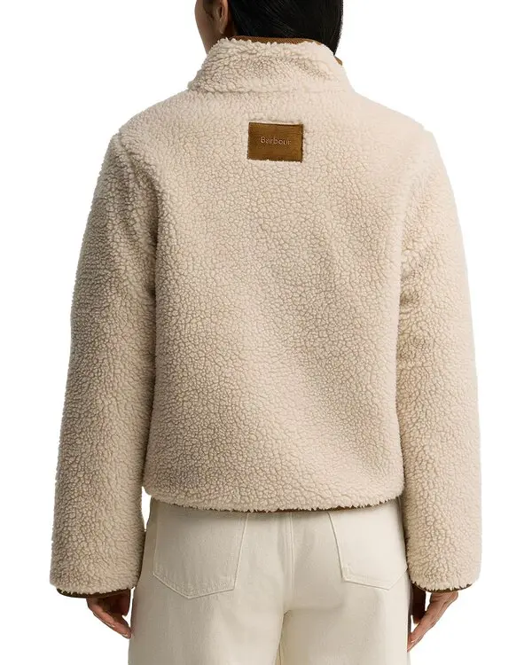 Barbour Elenora Casual Fleece Jacket - Ecru