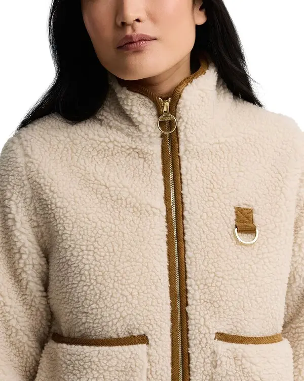 Barbour Elenora Casual Fleece Jacket - Ecru