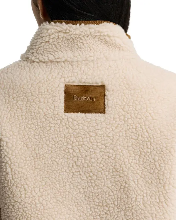 Barbour Elenora Casual Fleece Jacket - Ecru