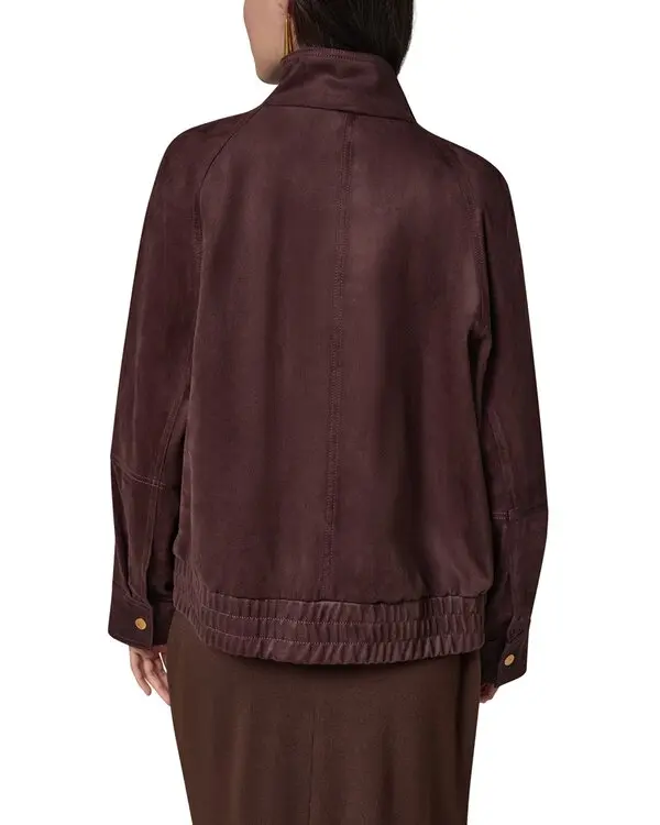 Donna Karan New York Faux Suede Jacket