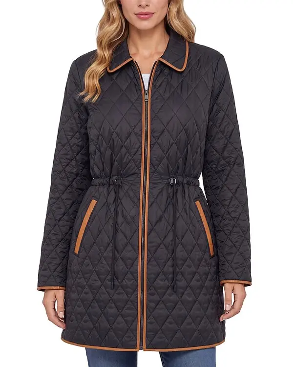 LIVERPOOL Quilted Long Raglan Sleeve Coat