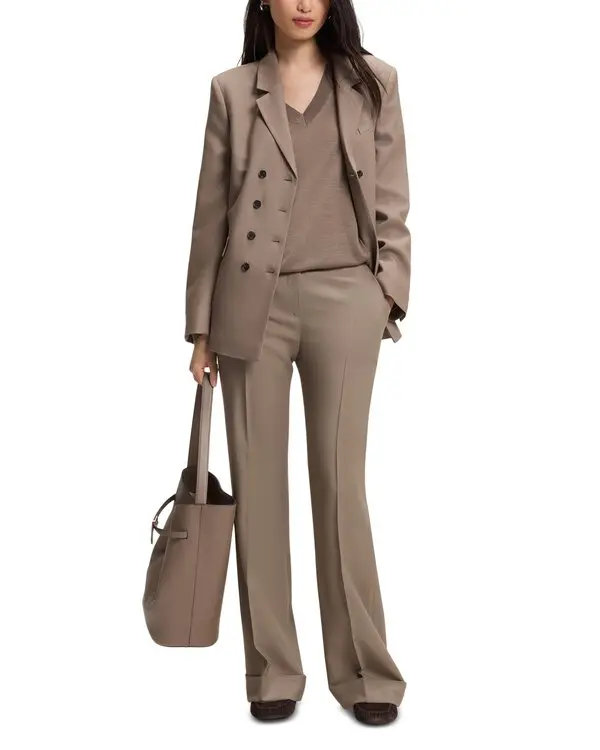 Hugo Boss Talia Flare Cuffed Pants