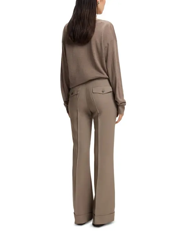Hugo Boss Talia Flare Cuffed Pants