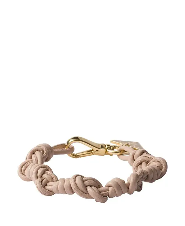 Prada Nappa Leather Bracelet - Powder