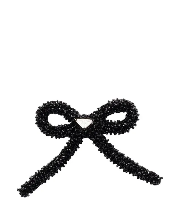 Prada Hair Clip With Crystals