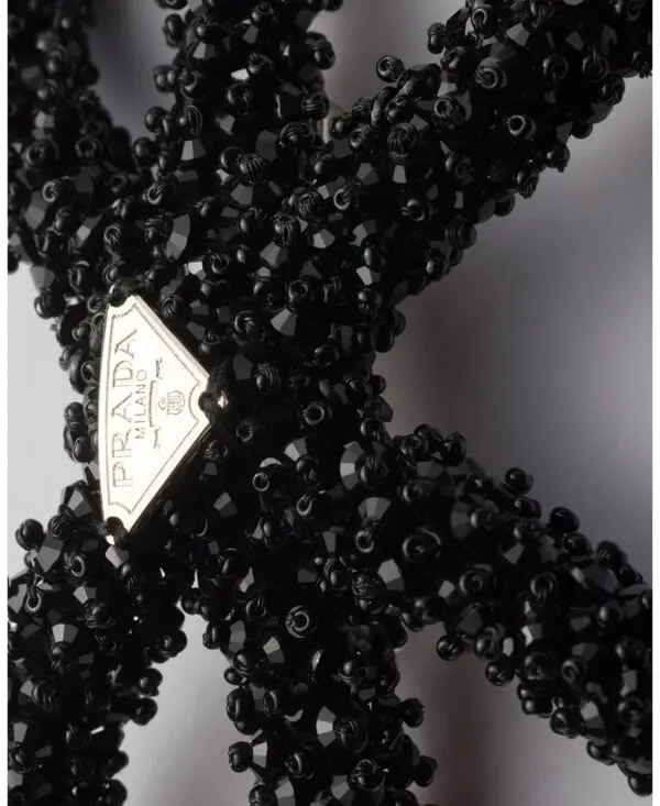 Prada Hair Clip With Crystals