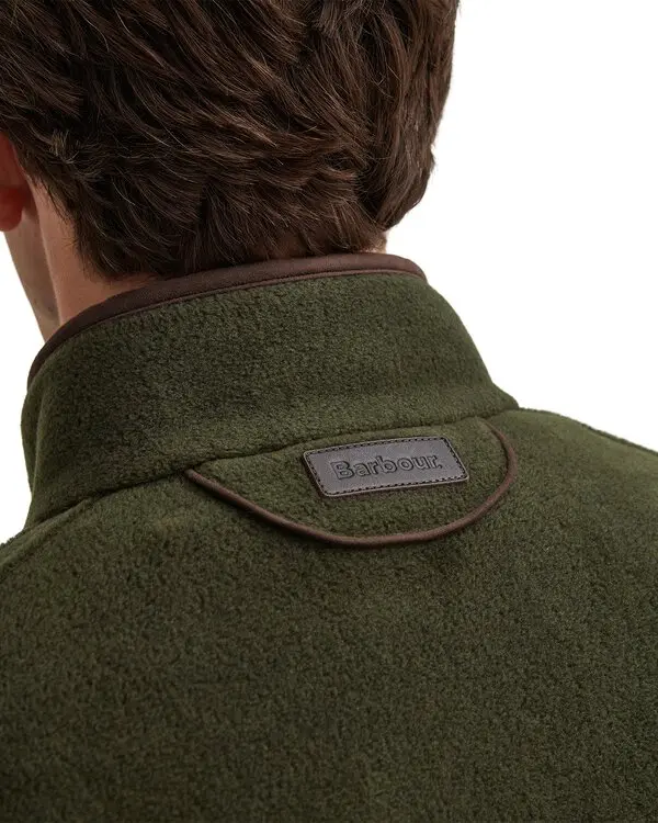 Barbour Langdale Stand Collar Zip Jacket - Forest