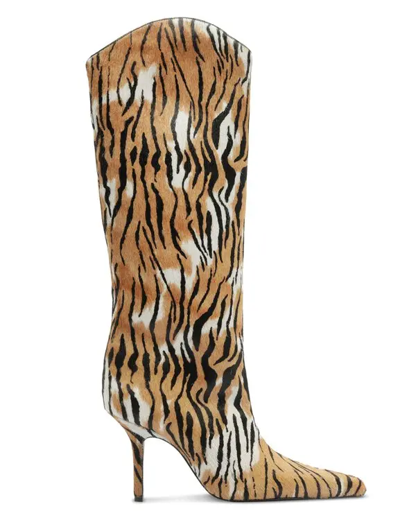 Schutz Mary Ellen Calf Hair Knee High Boots