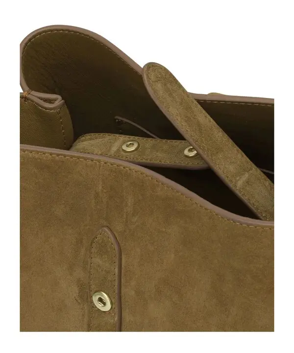 Soeur Bello Suede Shoulder Bag