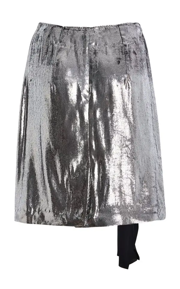 ZANKOV Lonnie Silk-blend Mini Skirt