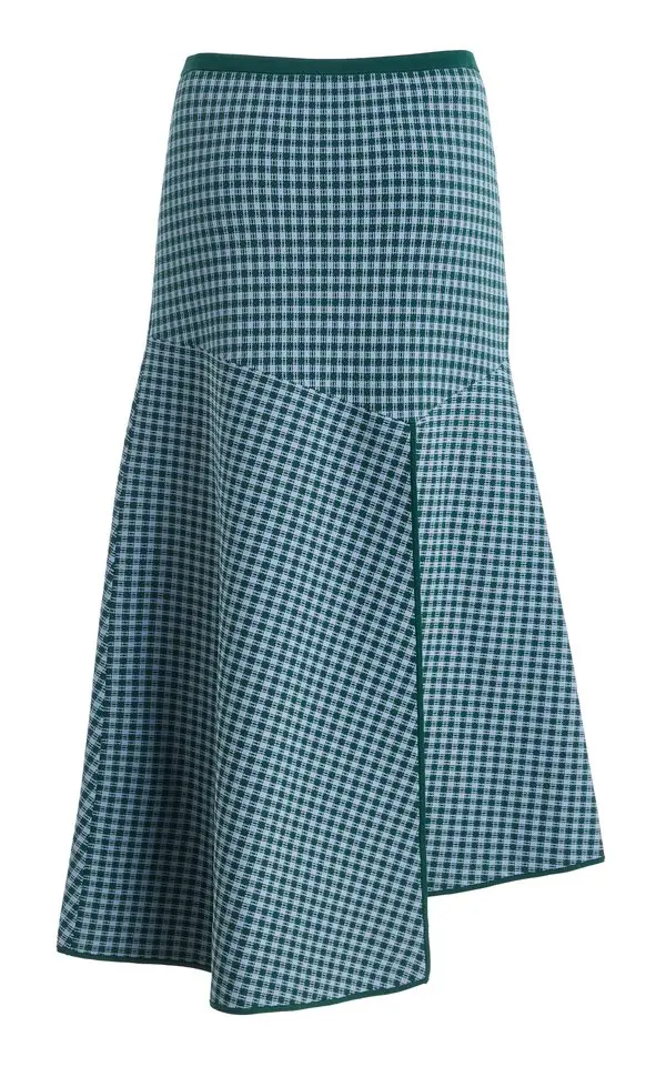 ZANKOV Freda Jacquard Midi Skirt