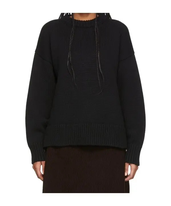 THE ROW Puff-sleeved Crewneck Jumper