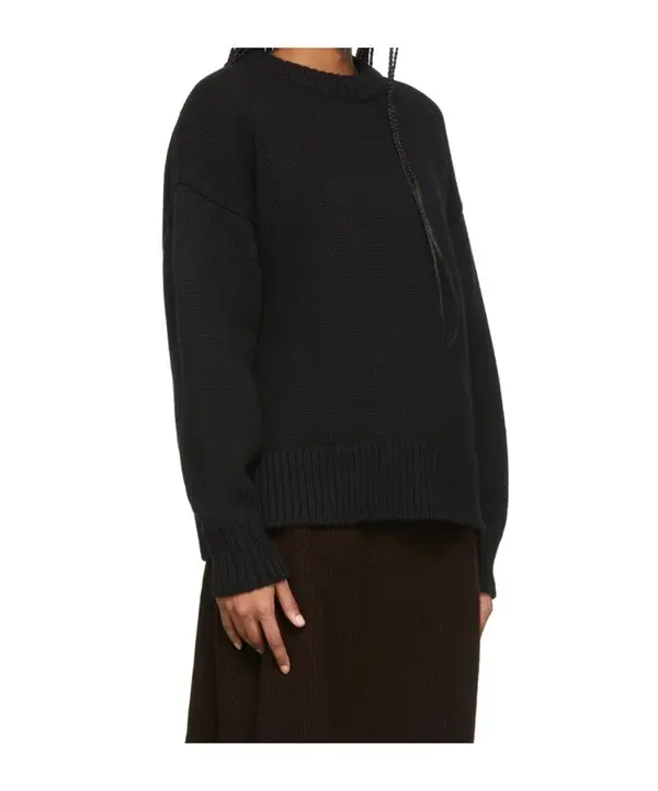 THE ROW Puff-sleeved Crewneck Jumper