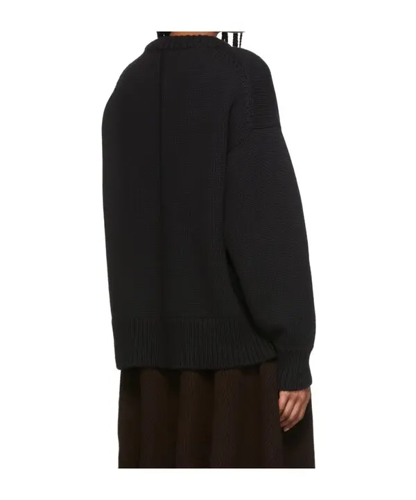 THE ROW Puff-sleeved Crewneck Jumper