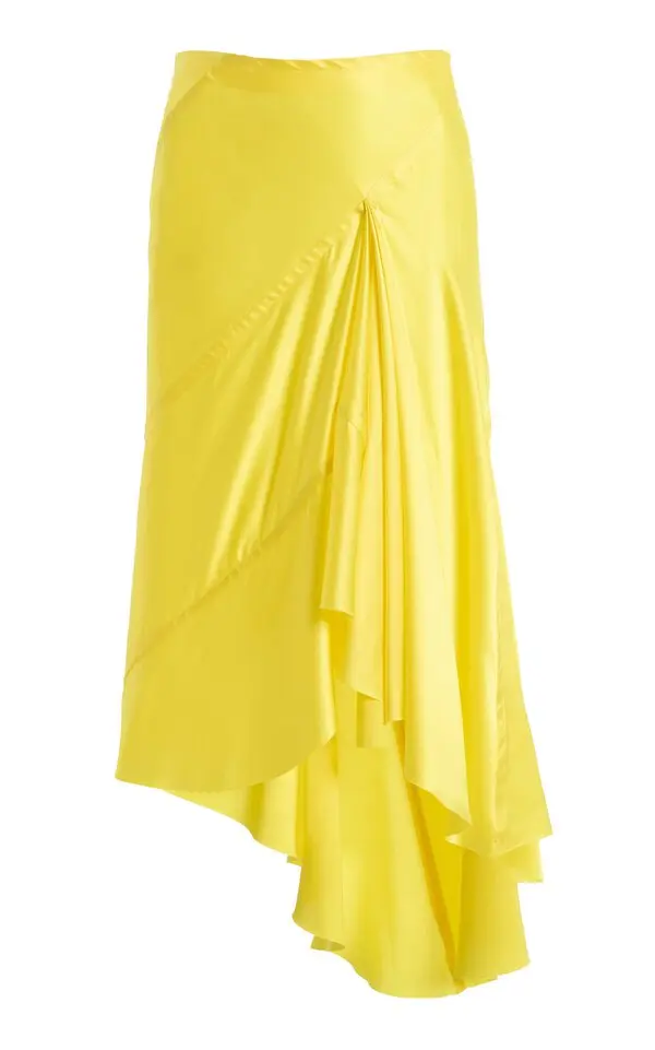 ZANKOV Conova Silk Midi Skirt