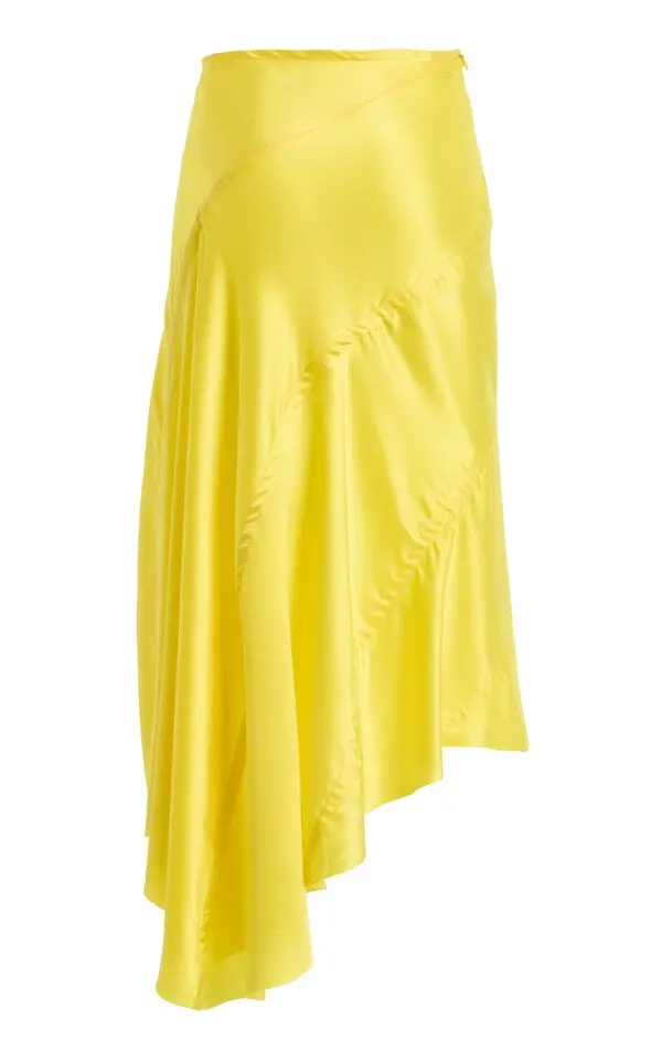 ZANKOV Conova Silk Midi Skirt