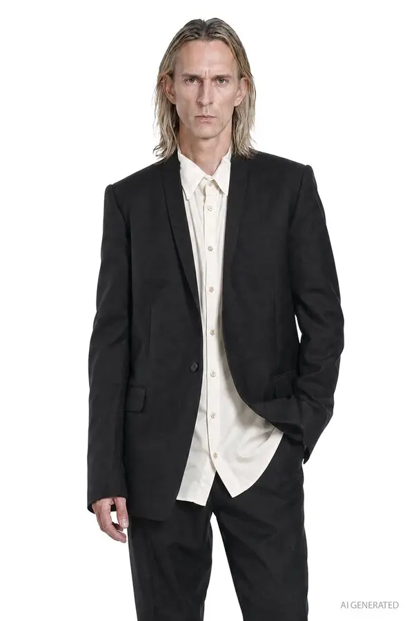 NICOLO CESCHI BERRINI Tailored Tuxedo Blazer