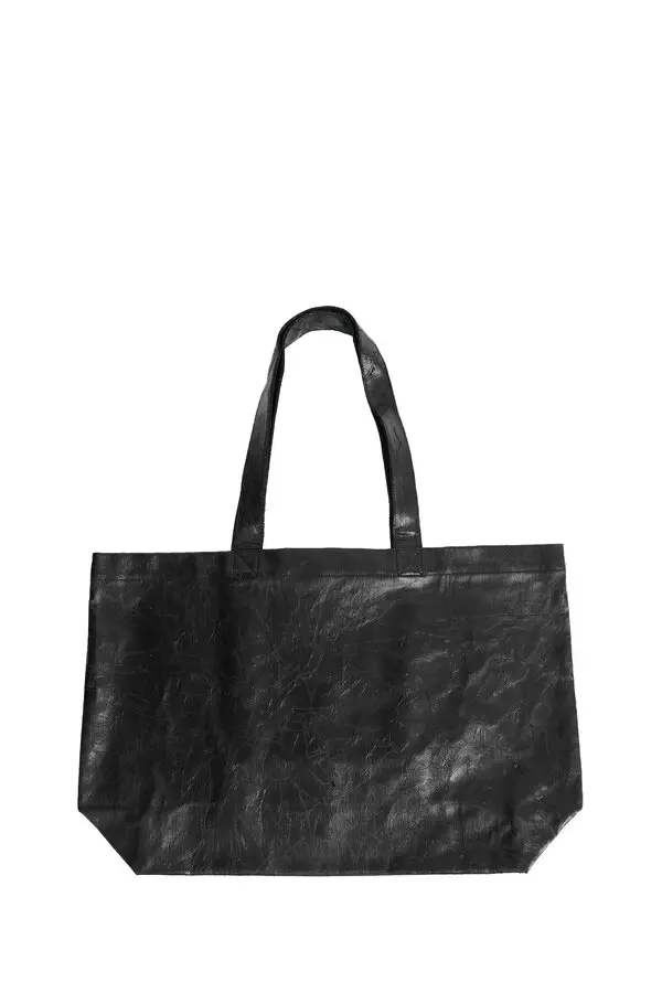 Rick Owens Temple Shopper In Megacrust Denim