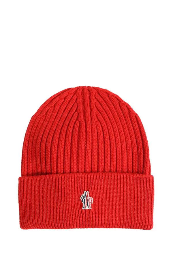 Moncler Wool Beanie - Red