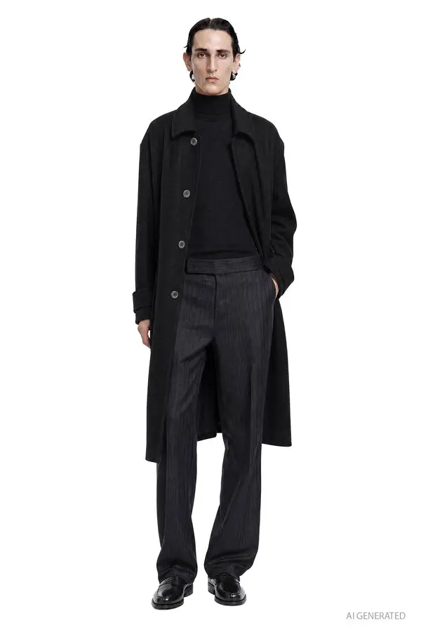 Giorgio Armani Wool Cashmere Coat
