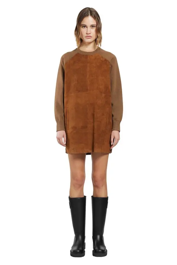 Max Mara Mini Wool And Cashmere Dress