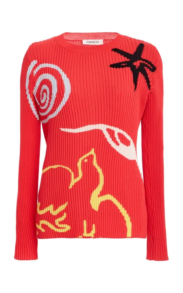 ZANKOV Durga Cotton-blend Cardigan