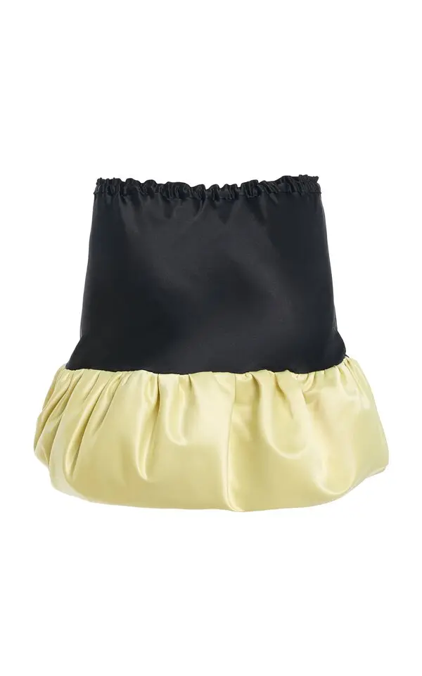 ZANKOV Kiki Silk-blend Mini Skirt