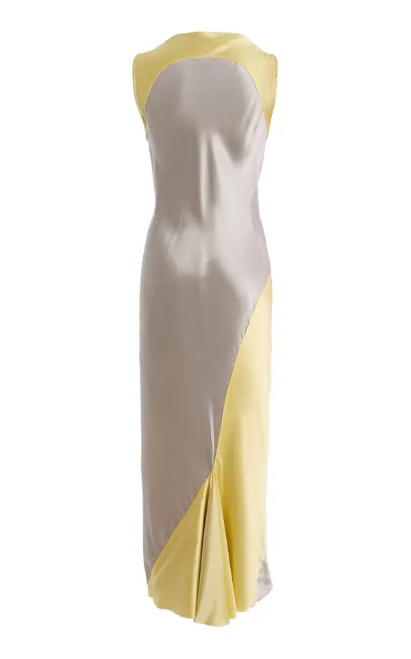 ZANKOV Marian Silk Midi Dress