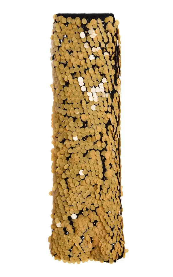 ZANKOV Maxime Macrame Cotton Maxi Skirt