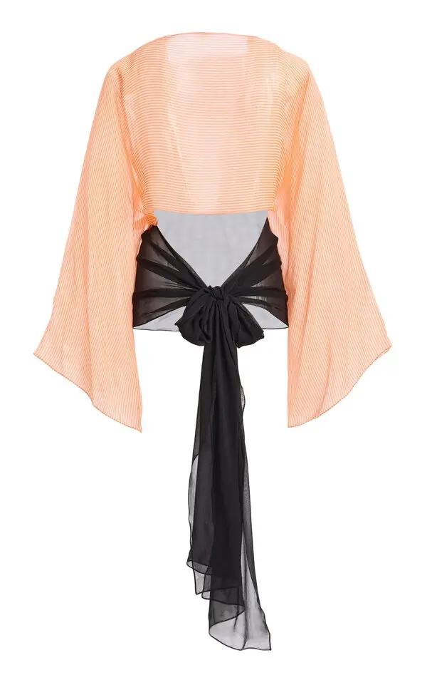ZANKOV Maud Silk Chiffon Top