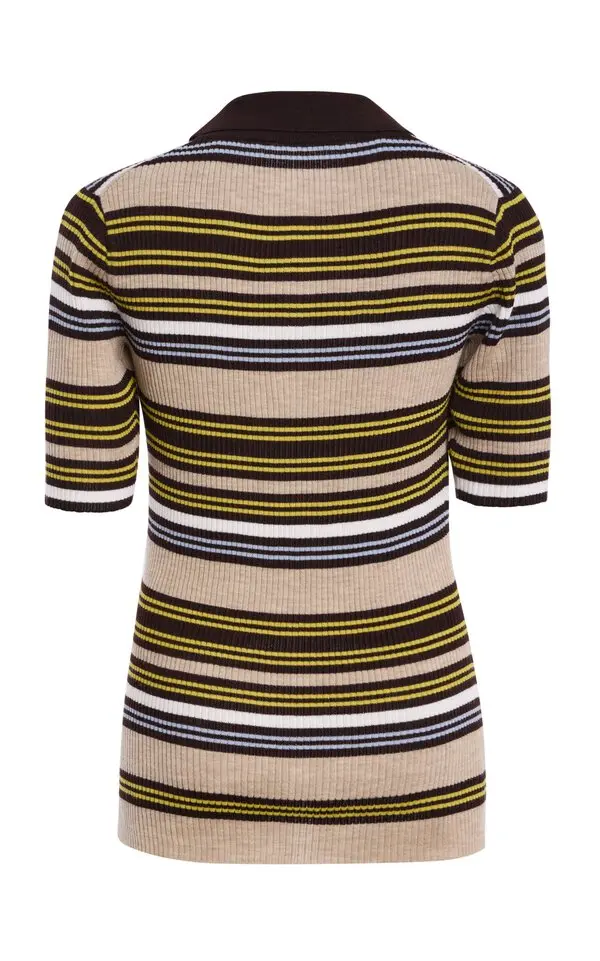 ZANKOV Janis Knit Polo Top