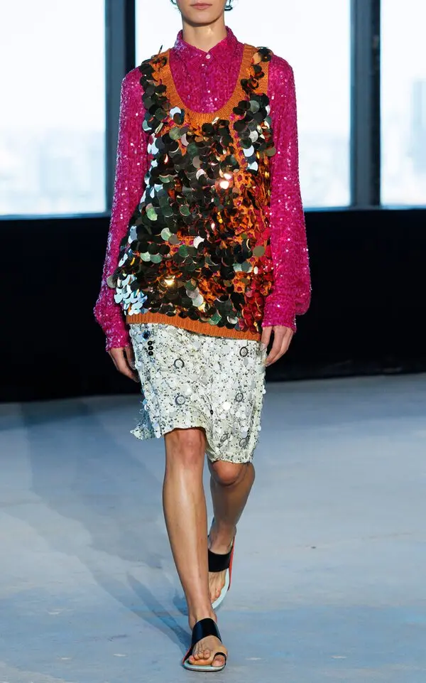 ZANKOV Marcella Silk Midi Skirt