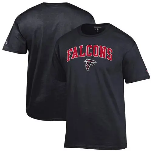 Champion Atlanta Falcons Arch Over Logo T-shirt - Black