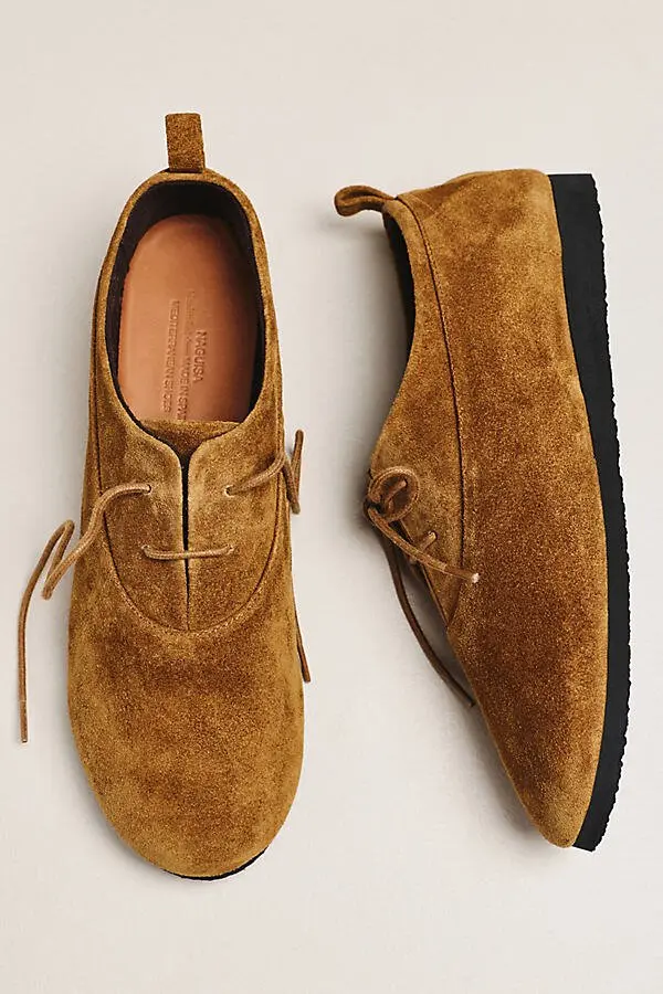 NAGUISA Carmen Oxfords - Brown