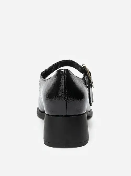 PROLOGUE SHOES Slade Block Heel Mary Jane Shoe - Black