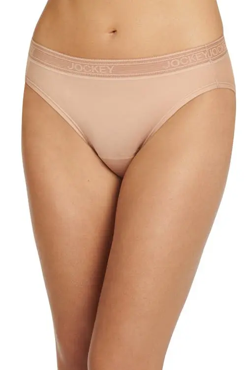 JOCKEY Worry Free Microfiber Moderate Absorbency Bikini - Light