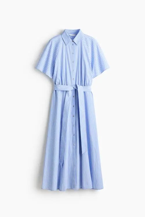 H&M Tie-belt Shirt Dress