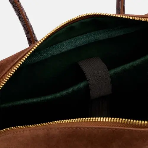 MARC NOLAN Serena Horsebit Shoulder Bag - Brown