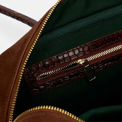 MARC NOLAN Serena Horsebit Shoulder Bag - Brown