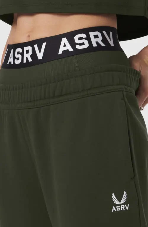 ASRV Sorona Terry Straight Leg Sweats - Olive