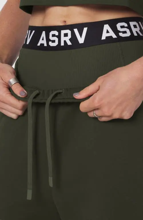 ASRV Sorona Terry Straight Leg Sweats - Olive