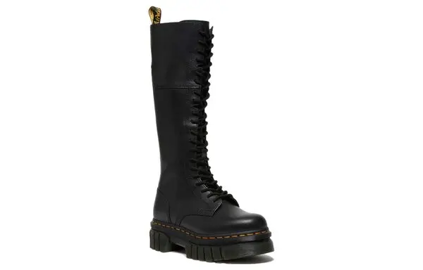 Dr. Martens Audrick 20-eye Leather Knee High Platform Boots
